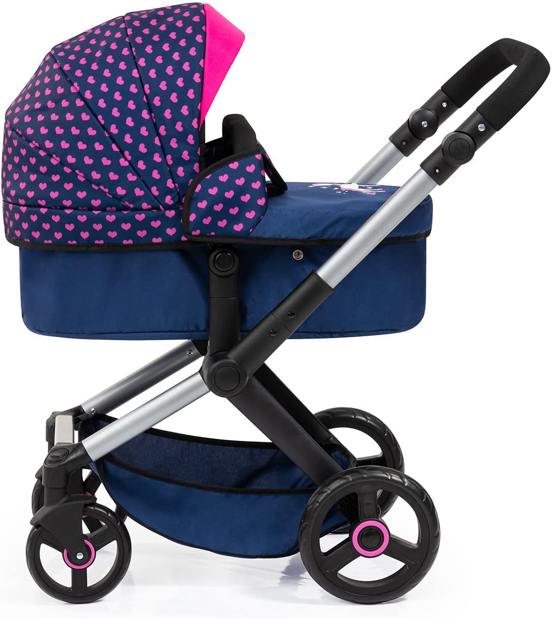 Bayer - Dolls Pram XEO - Baby Stroller for Dolls with Accessories ...