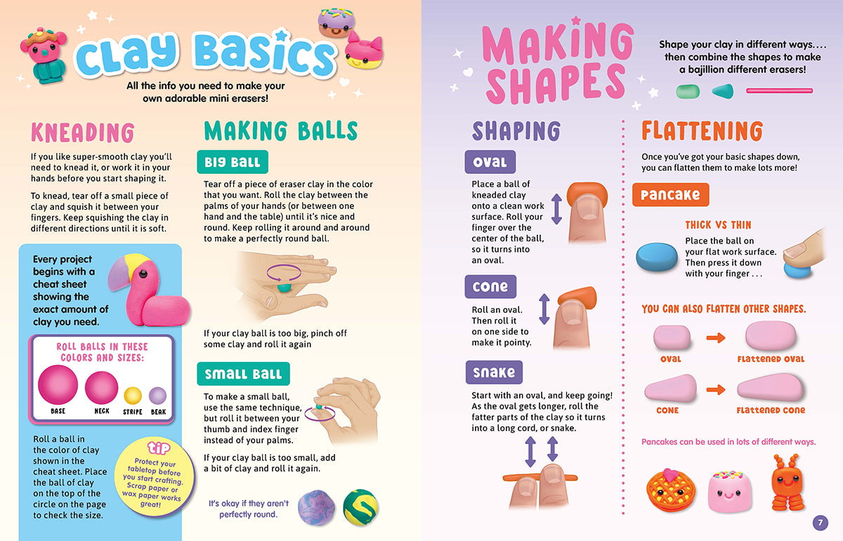 Klutz - Make Your Own Mini Erasers: Kawaii Style Activity Kit – Little ...